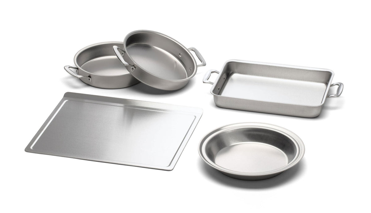 5-Piece Stainless Steel Bakeware Set U.S.A. – Natural Lifestyle Organic ...
