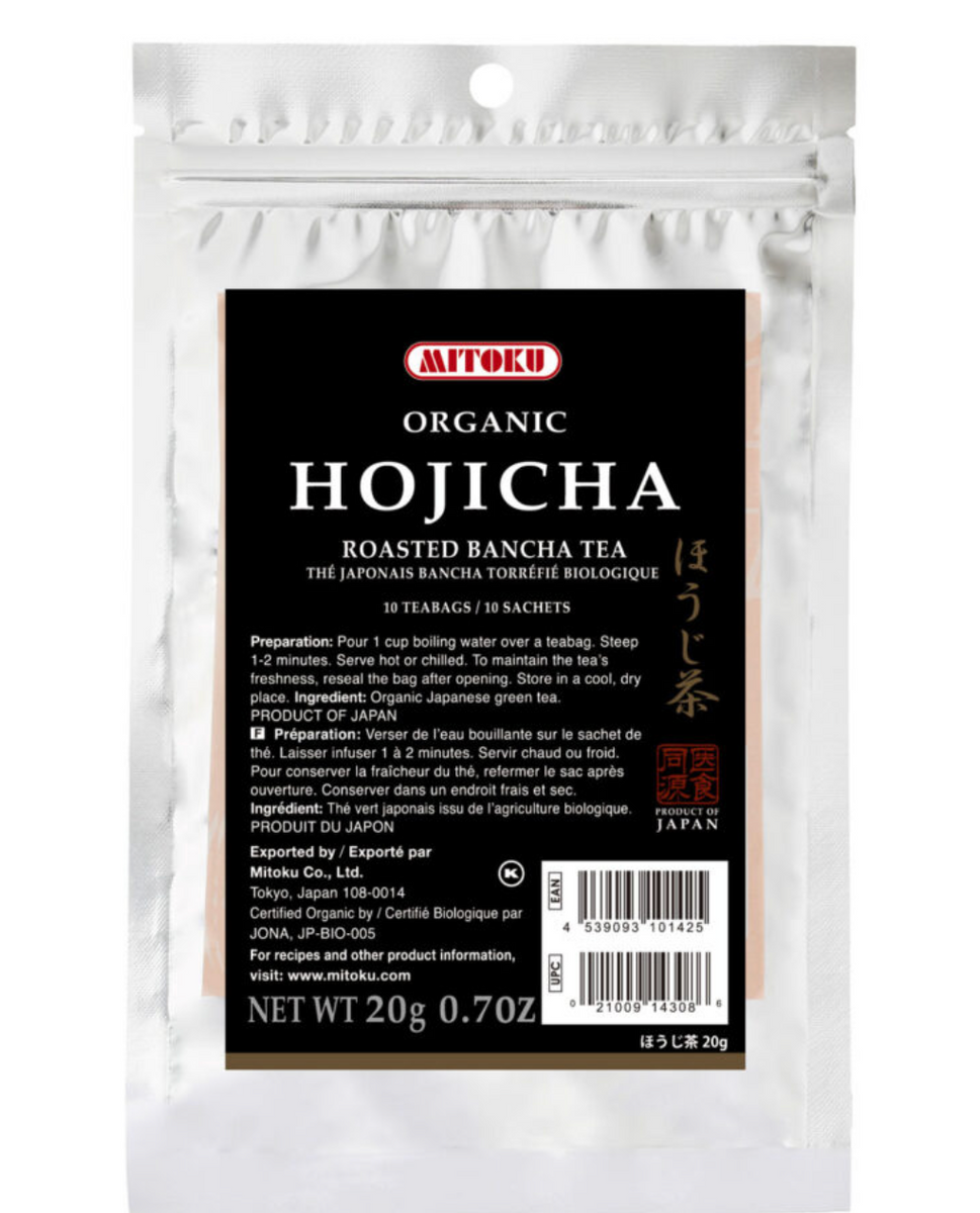 MITOKU Organic Japanese Hojicha Roasted Green Tea - Teabags – Natural ...
